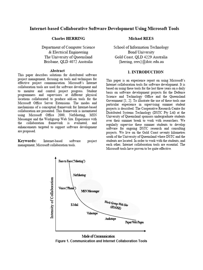 Internet-Based Collaborative Software Development | PDF | Dynamic Html | Computers
