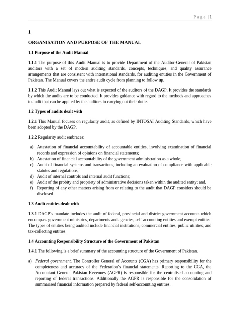 FAM (Chapter 1) | PDF