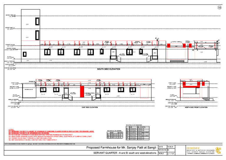 South and West Side Elevation | PDF