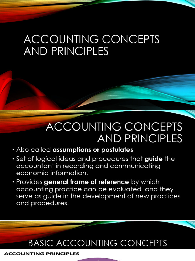 2 Accounting Concepts and Principles | PDF