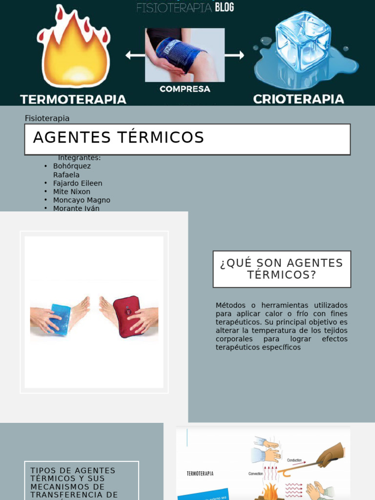 Agentes Térmicos | PDF | Medicina CLINICA | Especialidades Medicas