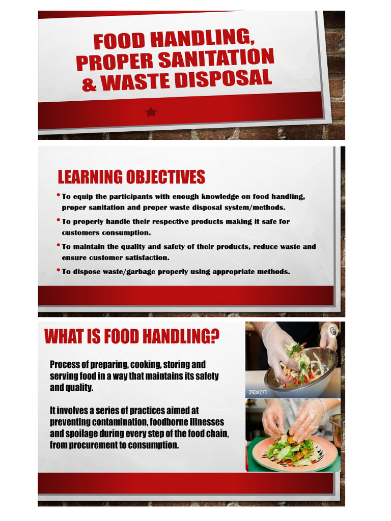 Proper Handling Handouts | PDF