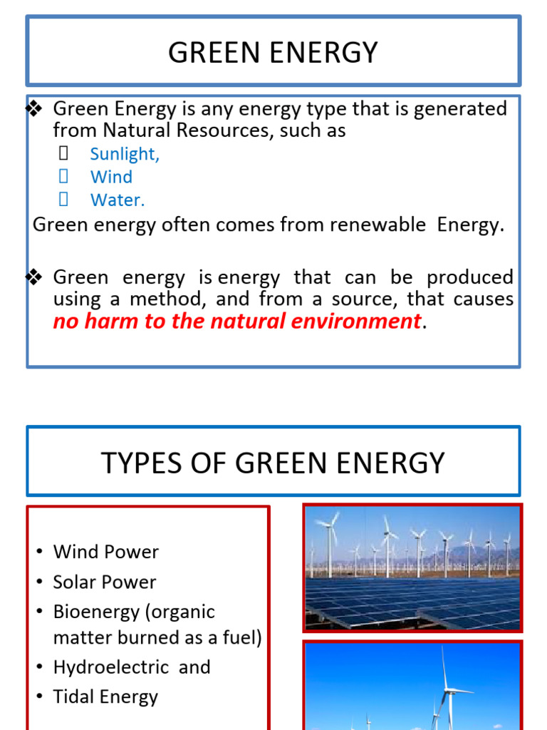 Green Energy | PDF