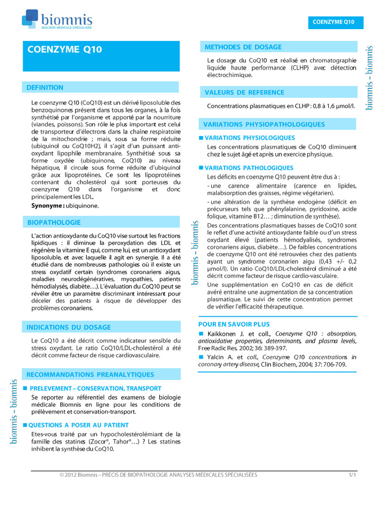 COENZYME_Q10 | PDF