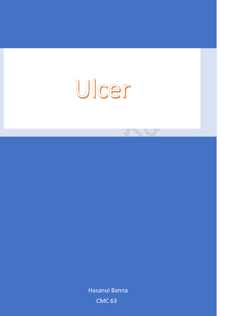 Ulcer | PDF