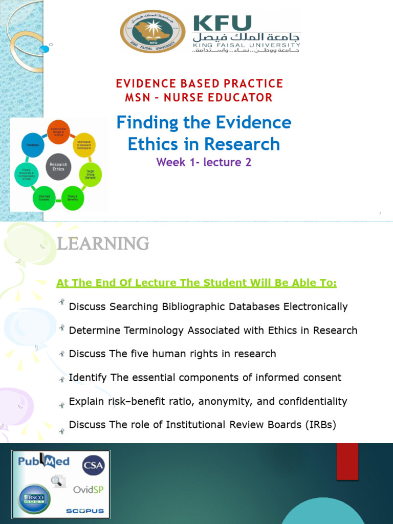 Lecture 2 Evidence Based-Ethics | PDF