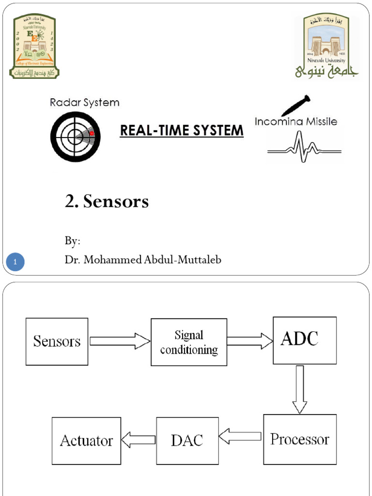 Sensors In Real Time Embeded Systems Pdf Capacitor Science And Mathematics 