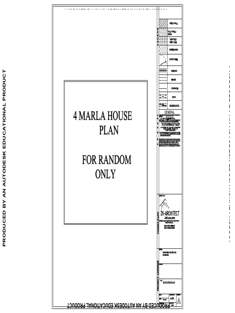 4 Marla Plan - Merged | PDF