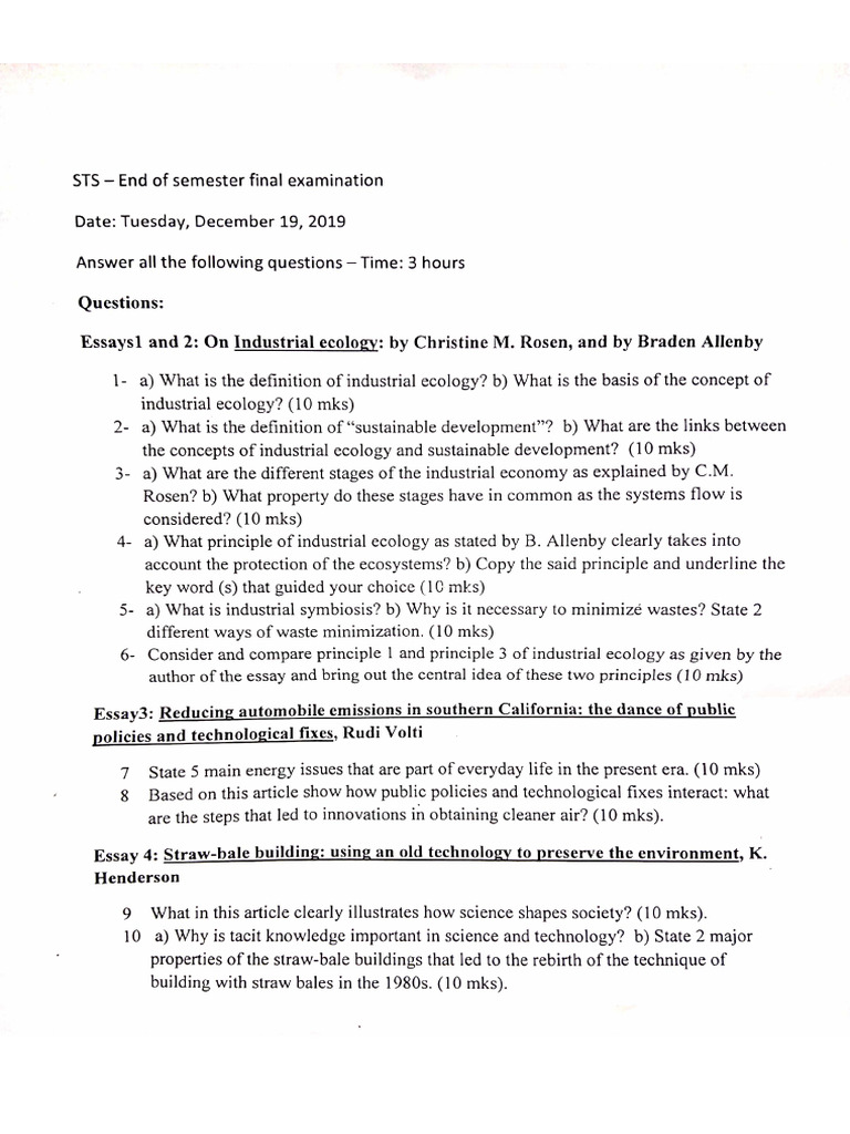 STS Final Fall2019 | PDF