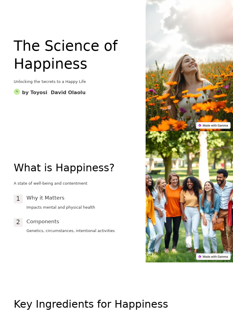 The Science of Happiness | PDF