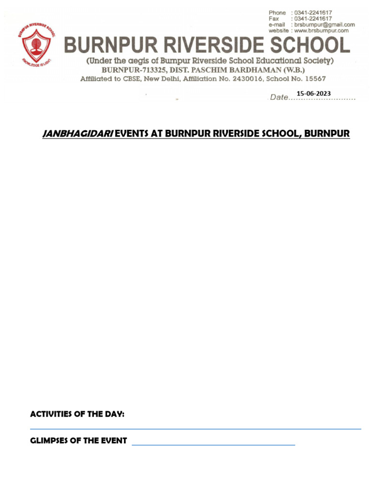 Janbhagidari Events 1 | PDF