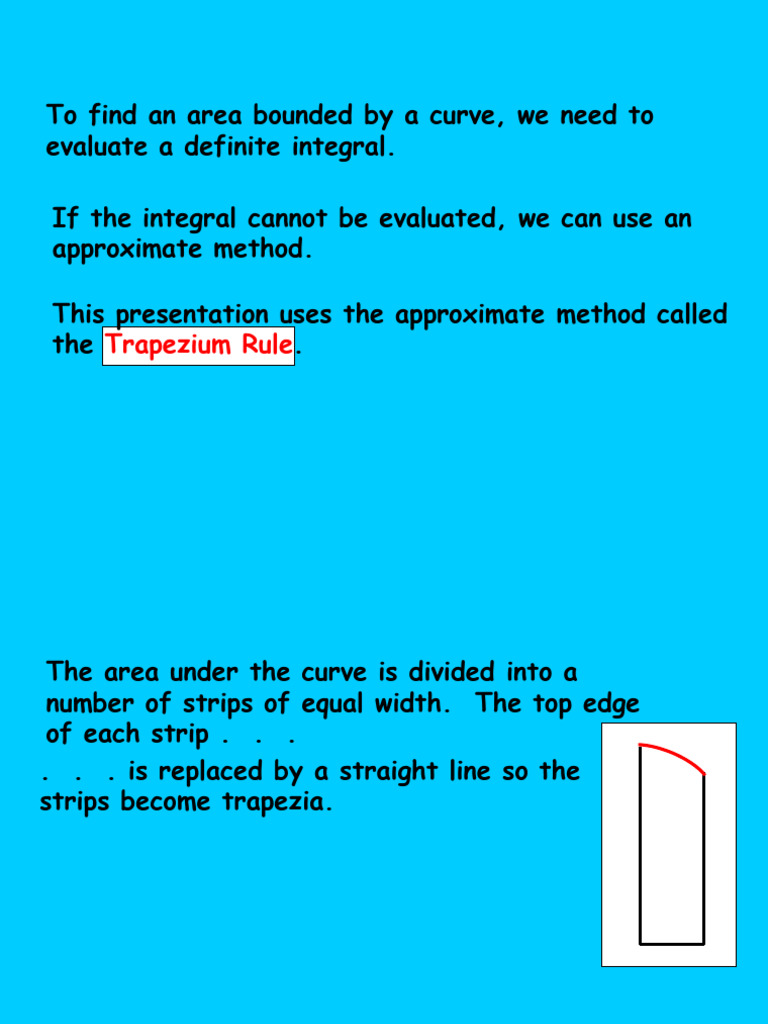 51 The Trapezium Rule | PDF