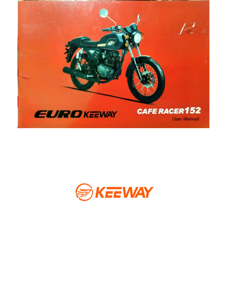Keeway Cafe Racer 152 User Manual | PDF