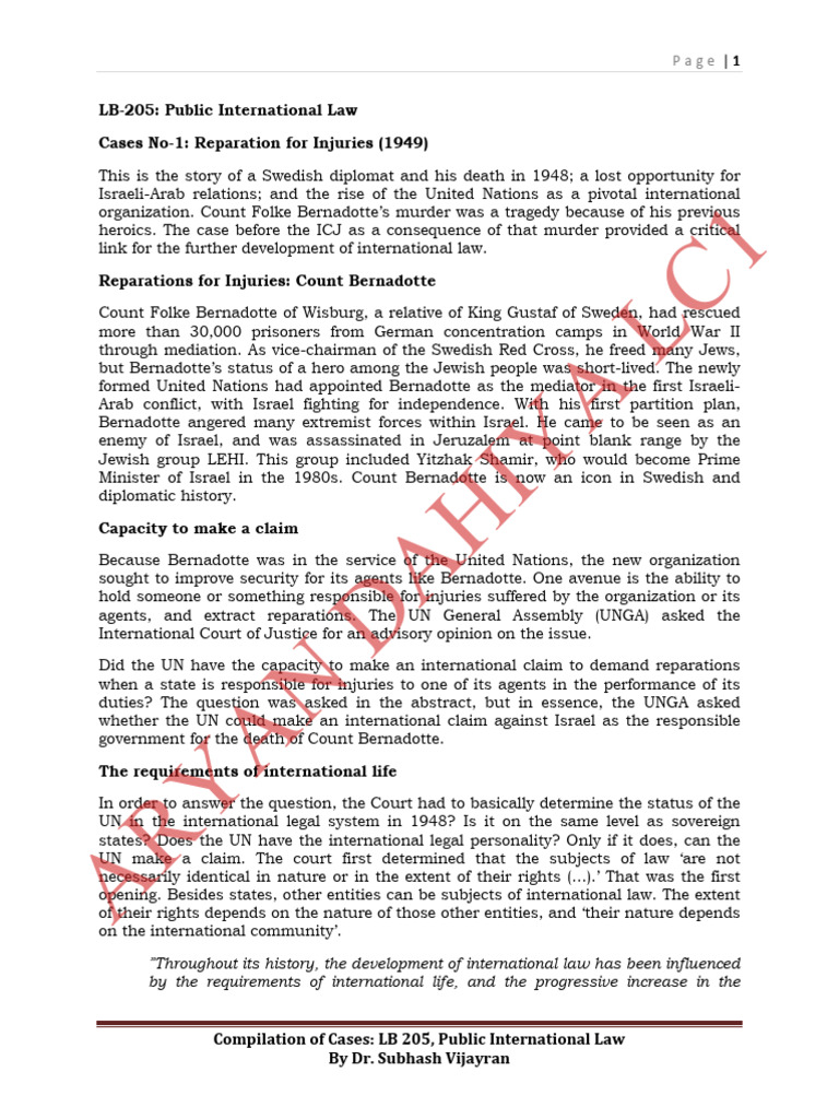 PIL Case Summary | PDF
