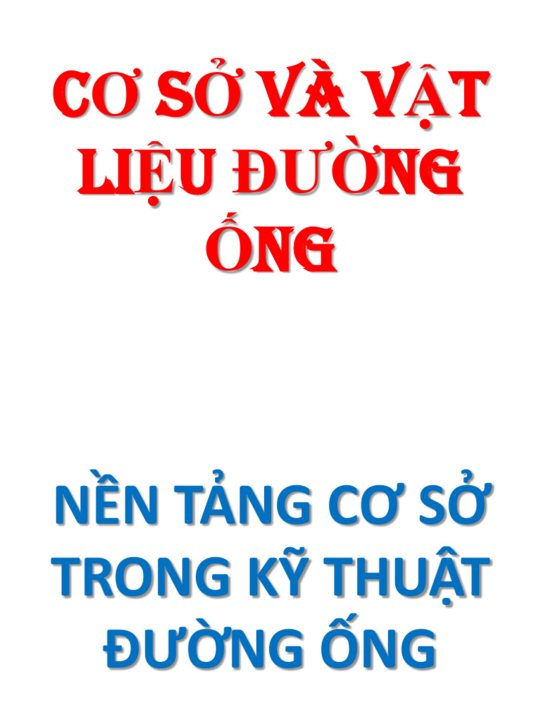 Ky-Thuat-Duong-Ong-Be-Chua - Dobc-Baigiang-2-Co-So-Ky-Thuat-F - (1) - (Cuuduongthancong - Com) | PDF