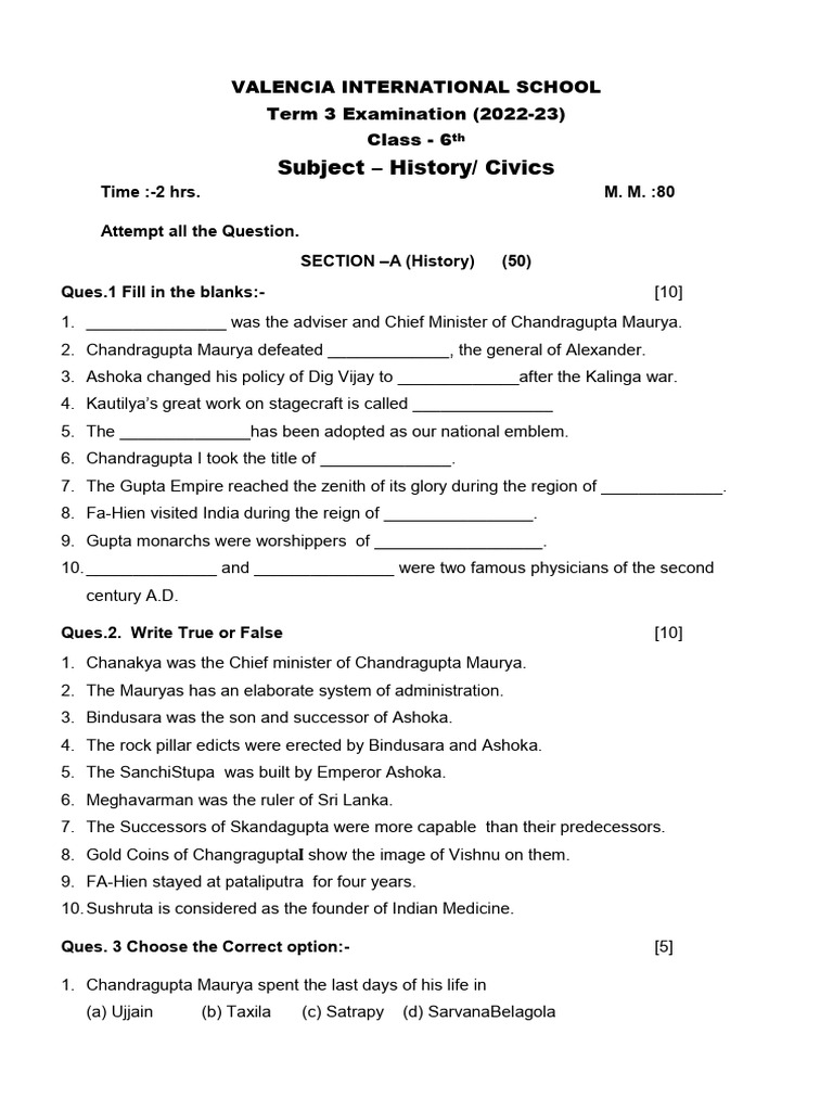 History 6 | PDF