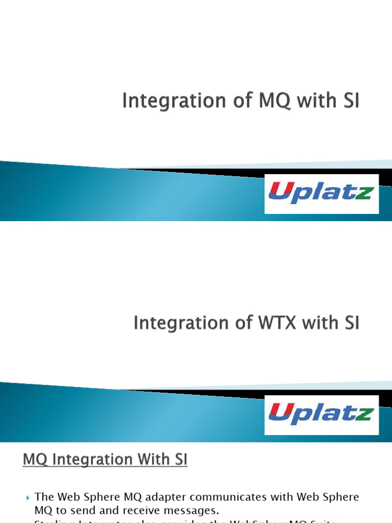 Uplatz MQ+Interation+with+SI | PDF