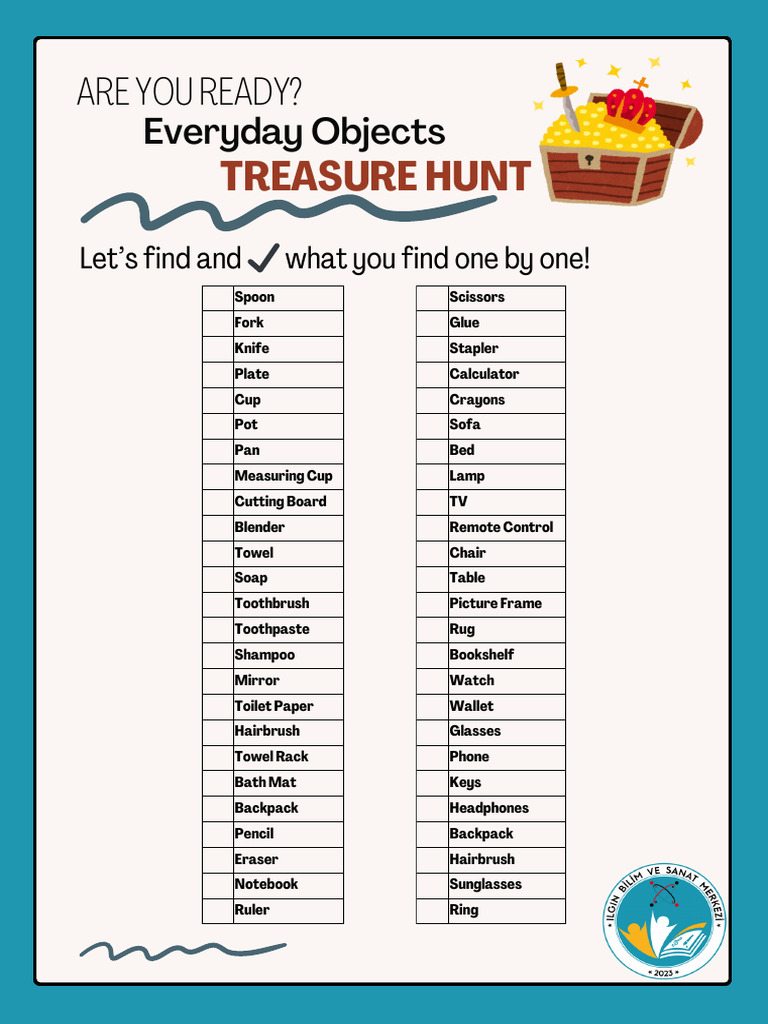 Treasure Hunt Checklist | PDF
