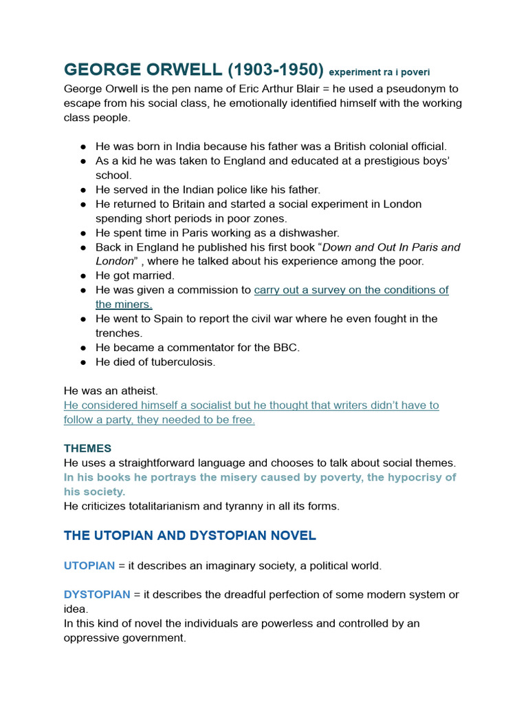 george orwell | PDF