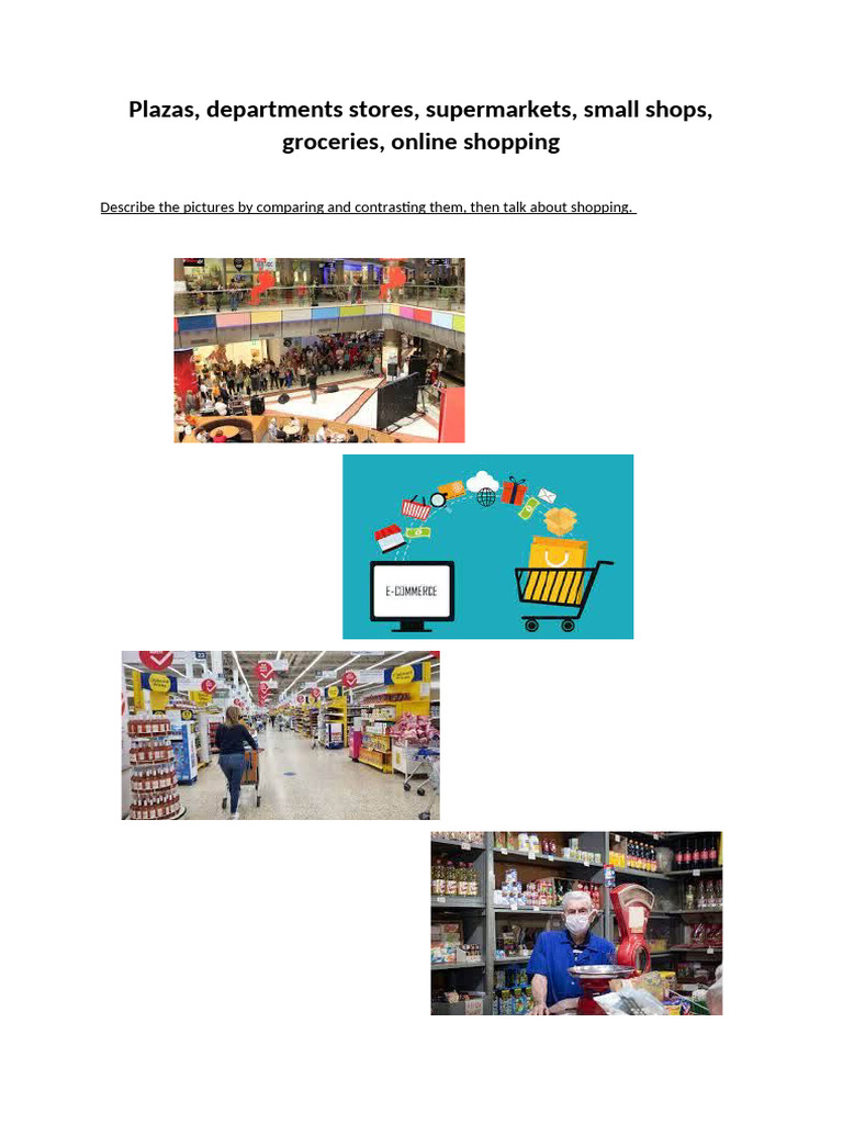 Shops picture description | PDF