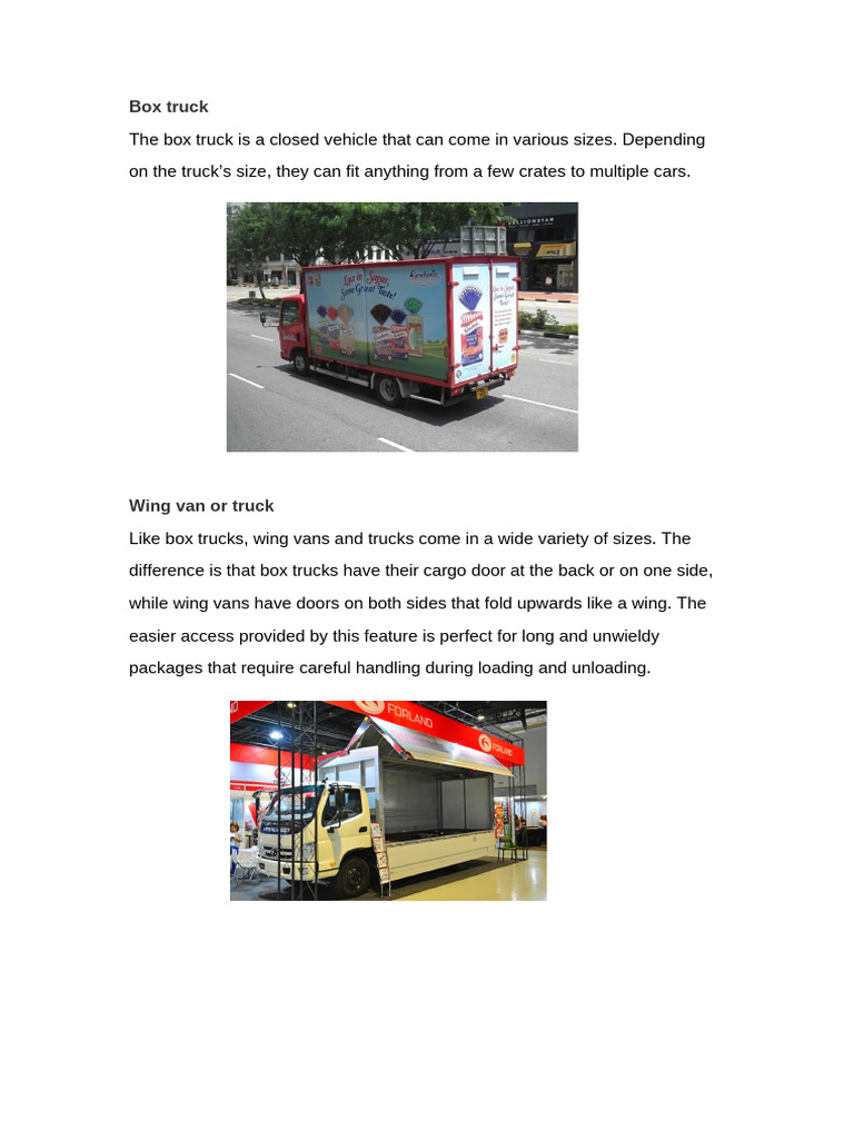 truck info | PDF