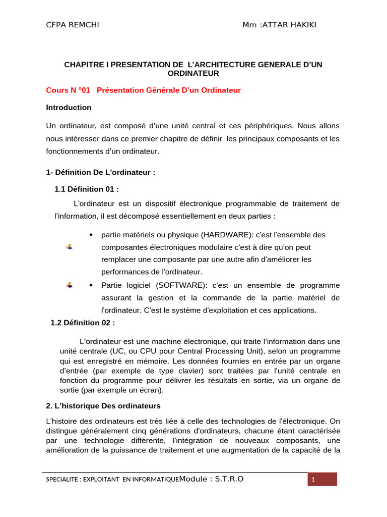 Cours Structure | PDF