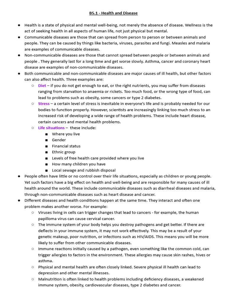 B5 - Communicable Diseases | PDF