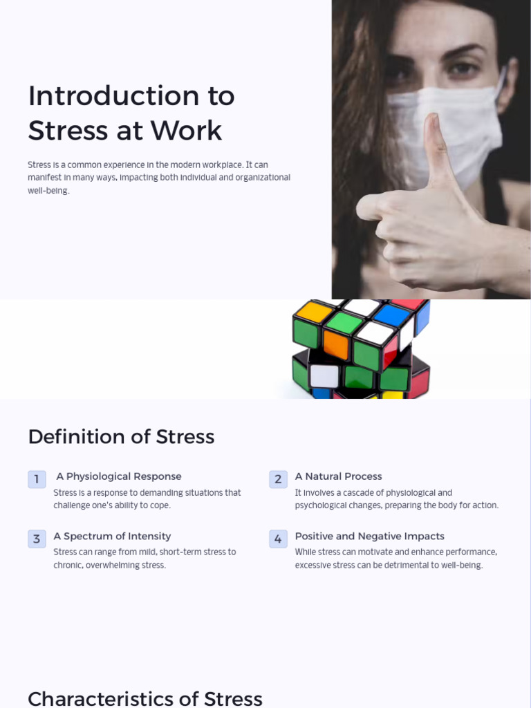 Introduction To Stress at Work | PDF