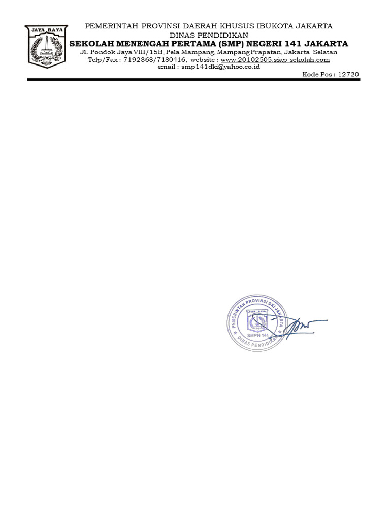 Surat Kegiatan HUT POLRI | PDF