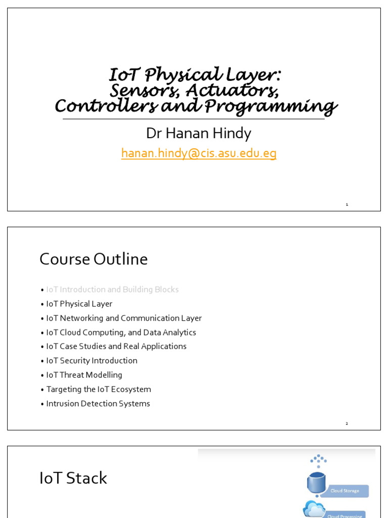 (IoT'24) Lecture 2 | PDF