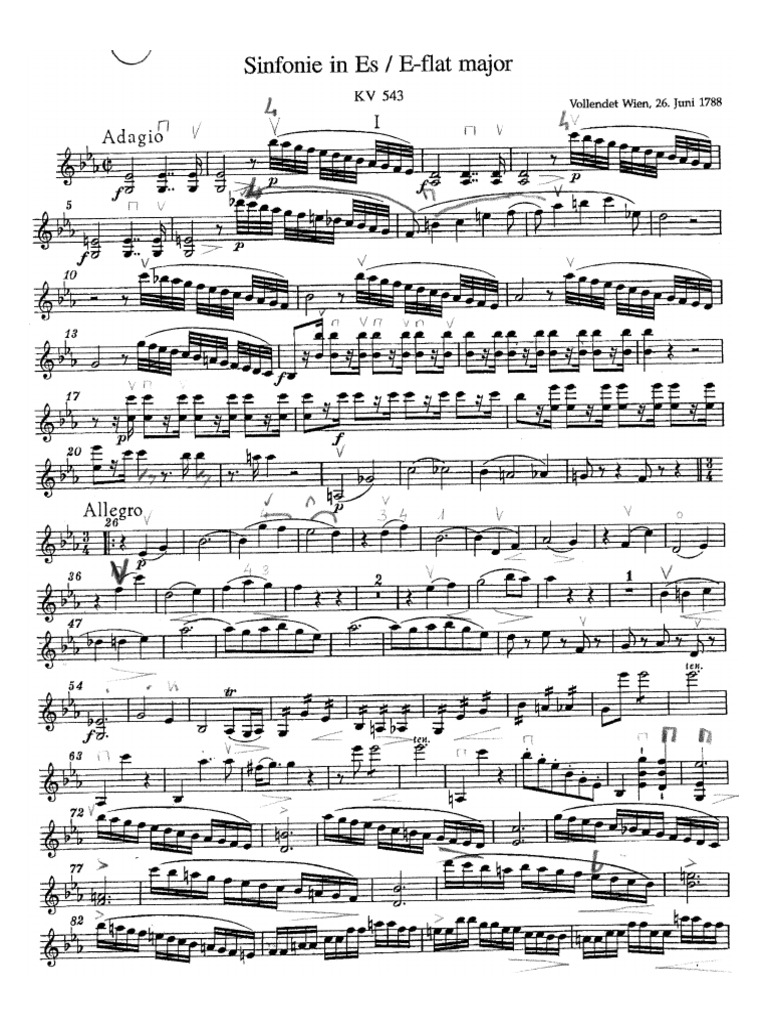 Passi Orchestrali Violini | PDF