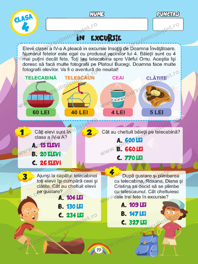 Micul Istet Clasa 4 | PDF