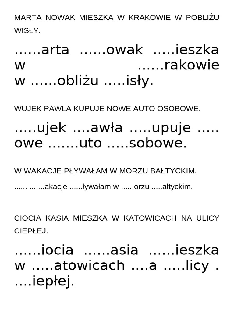 Pisownia Dużą Literą | PDF