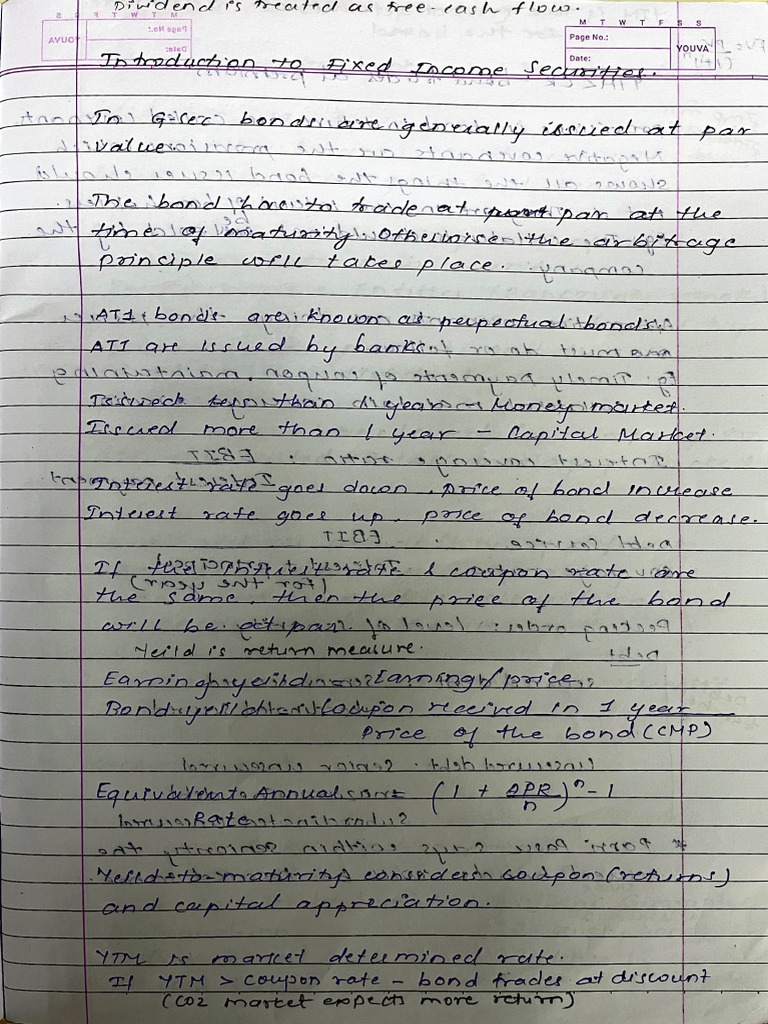Fixed Income Notes | PDF