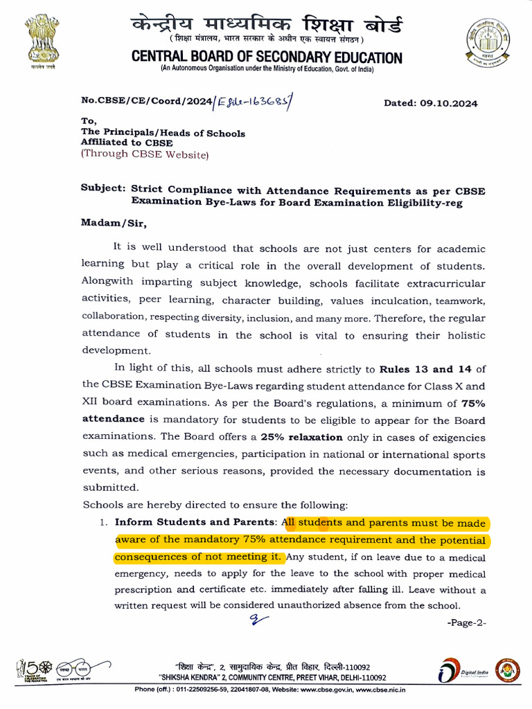 Strict Compliance Attendance 10102024 | PDF