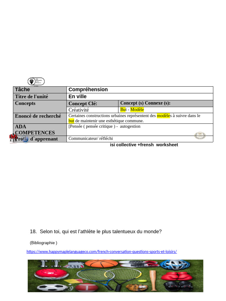 French Conversation Questions List Pdf