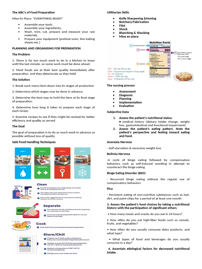 Notes Nutri | PDF