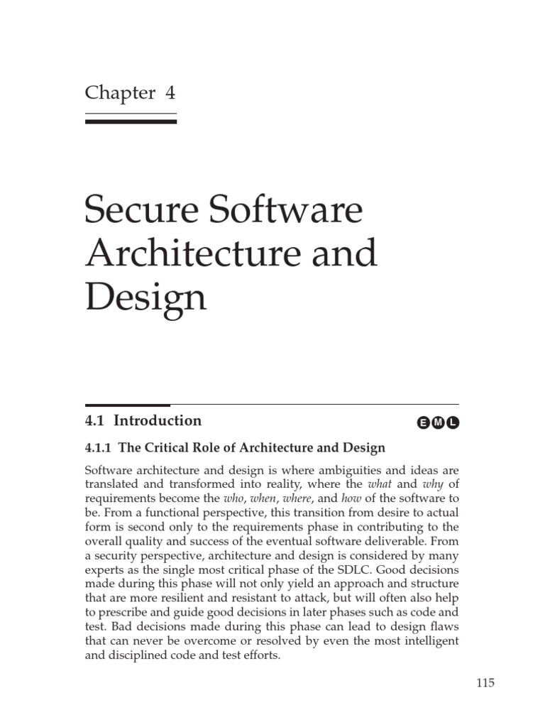 Secure Software Architecture and Design | PDF