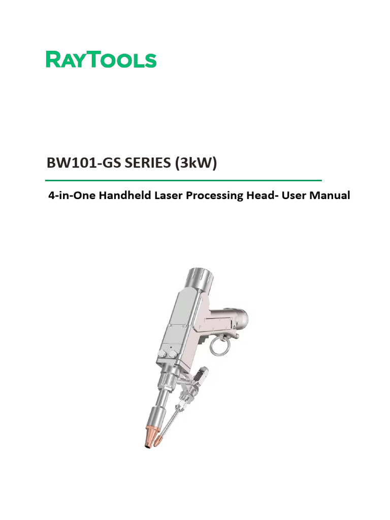 Bw101 Gs 4 in One Handheld Laser Processing Head Raytools | PDF