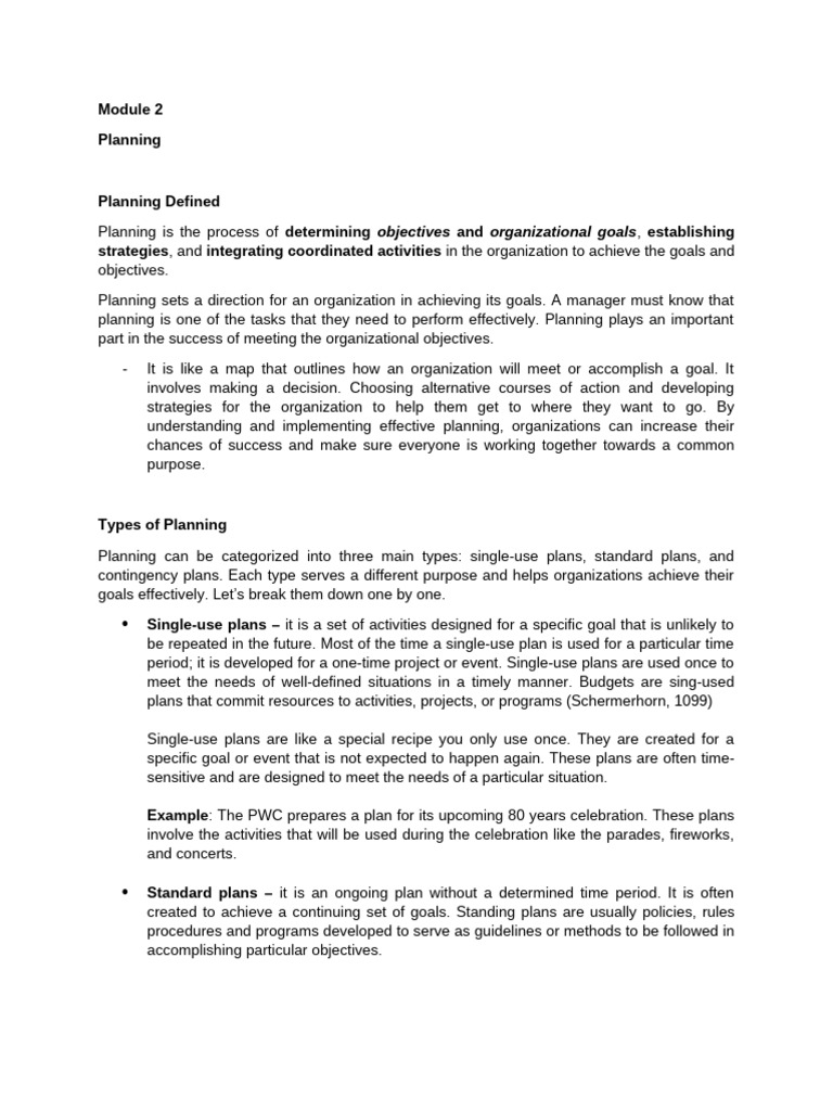 Org and Mgt- Module 2 | PDF
