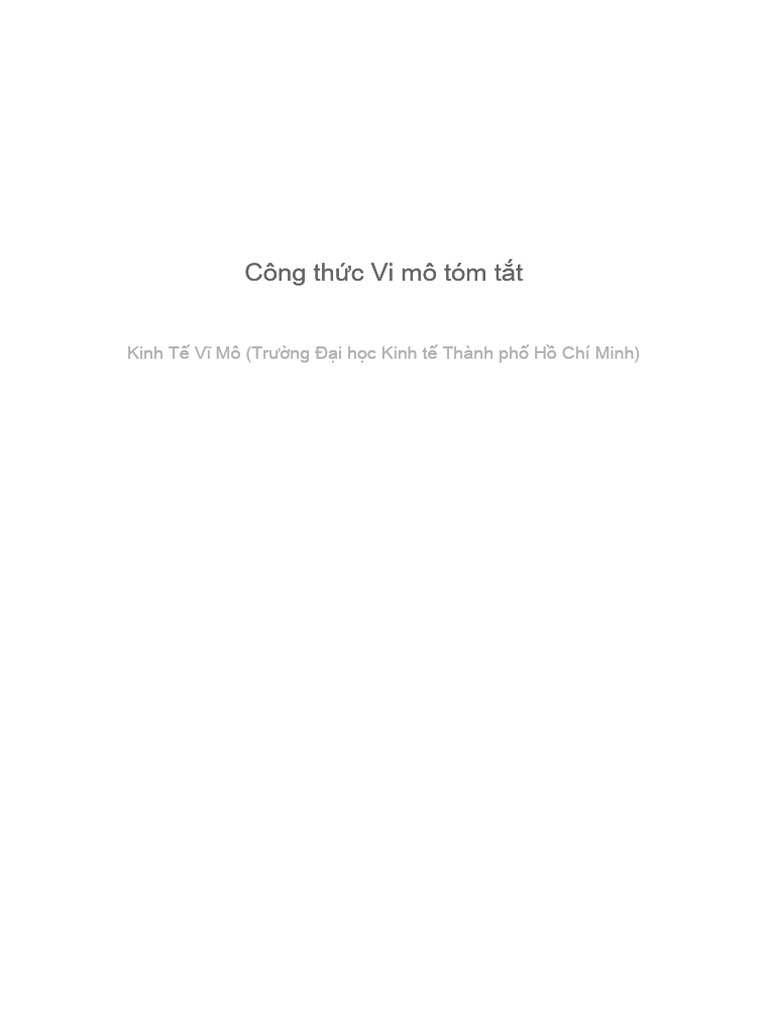 cong-thuc-vi-mo-tom-tat | PDF