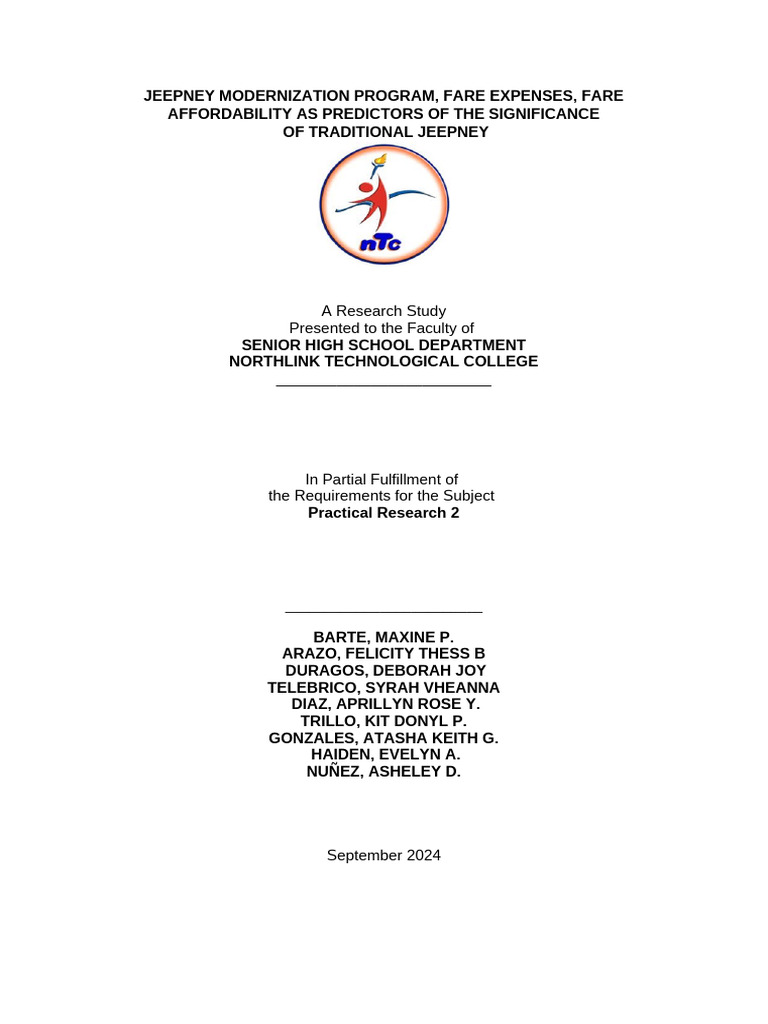 Jeepney Modernization Program PR 1 2 1 | PDF