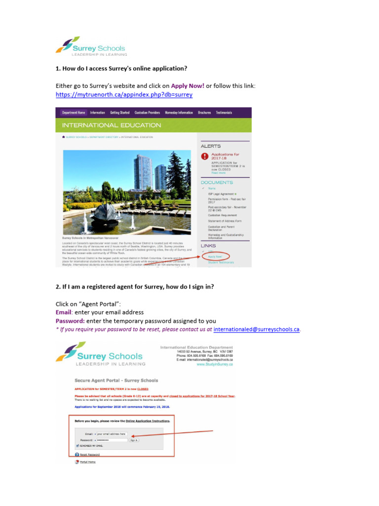 User Guide Surrey S Online Application.3e911469536 | PDF