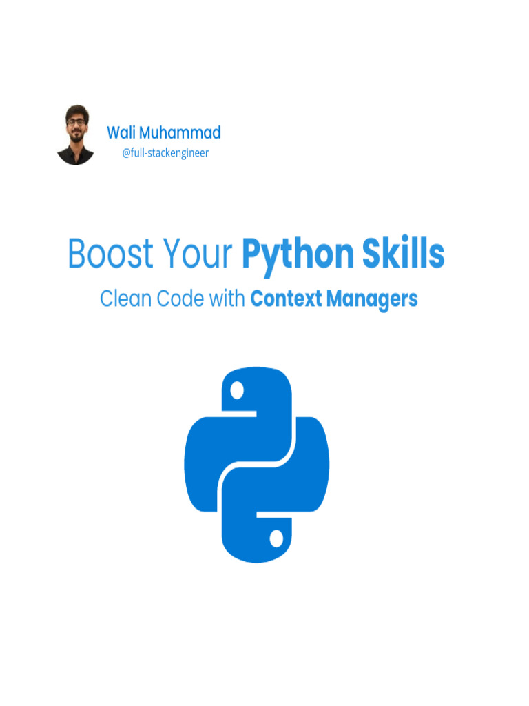 Context Manager | PDF