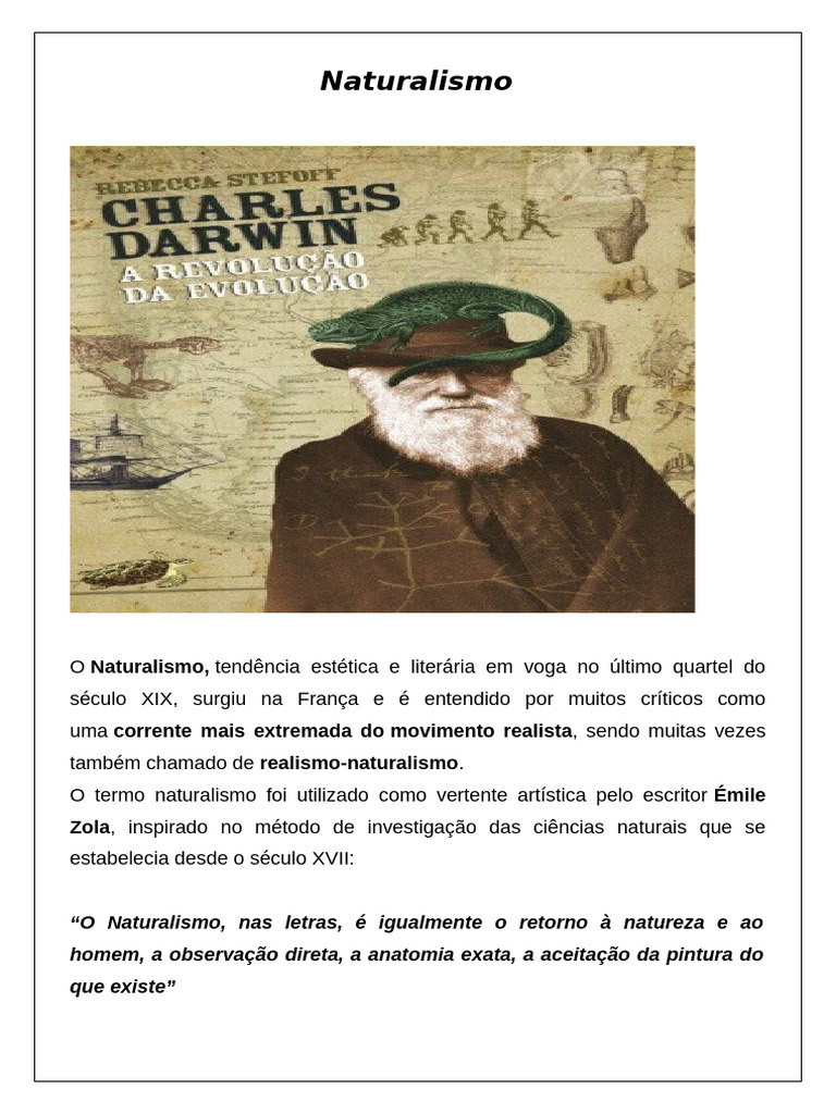 Naturalismo Aa | PDF