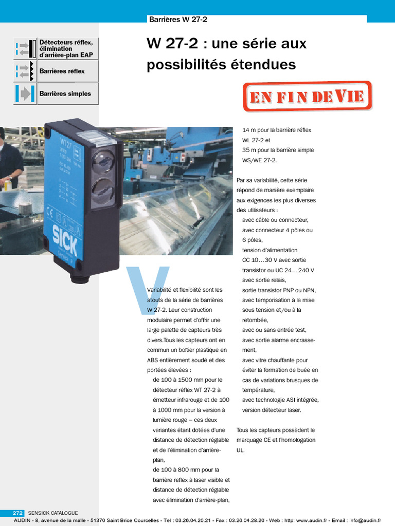 W 27-2: Une Série Aux Possibilités Étendues | PDF