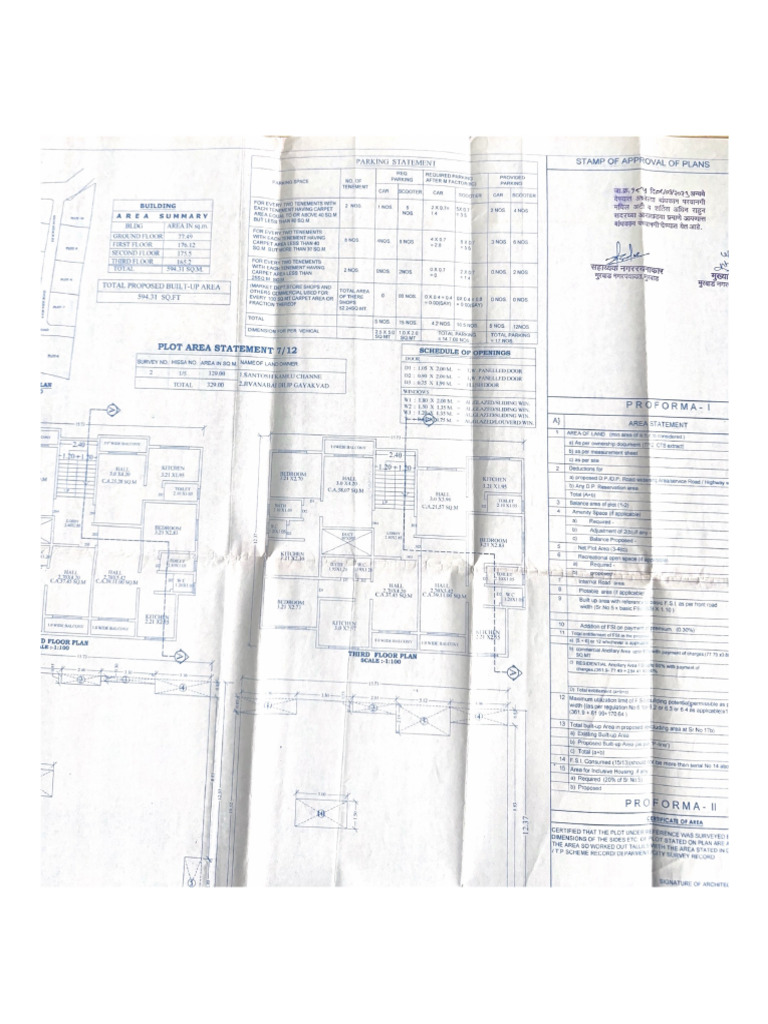 Plot Area Statement 712 | PDF
