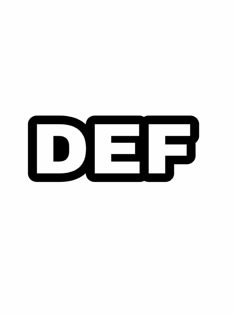 DEF | PDF