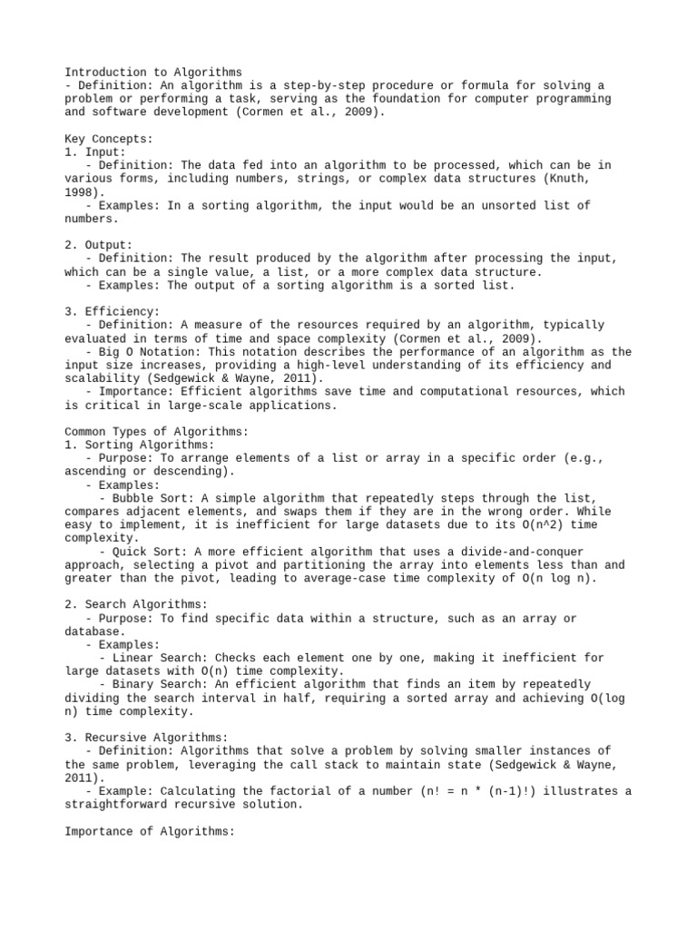 Computer Science Introduction To Algorithms | PDF