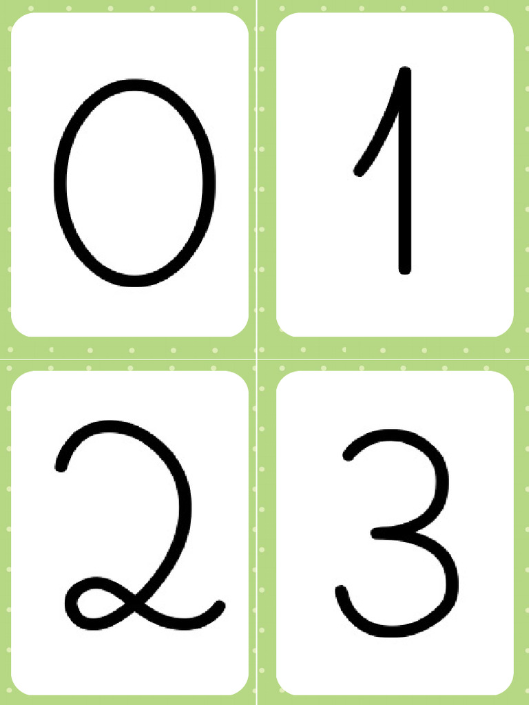Números Com Tema Safari Imfantil | PDF